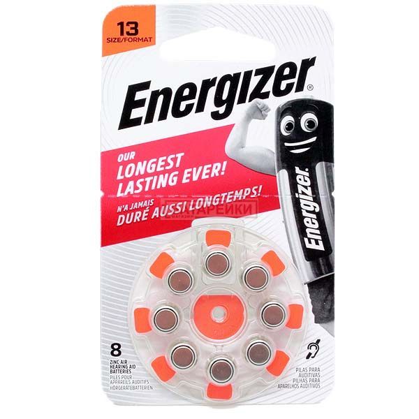 ENERGIZER Zinc Air ZA13 DP- уп. 8 шт. Цена 20 грн. — магазин БАТАРЕЙКИ